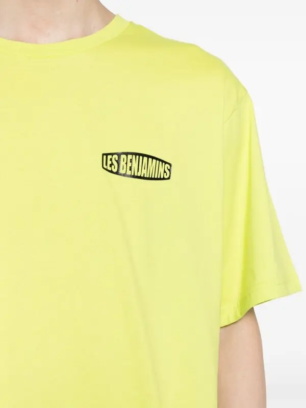 LES BENJAMINS Logo-print Cotton T-shirt
