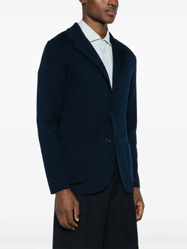 LARDINI Single-breasted Cotton Blazer