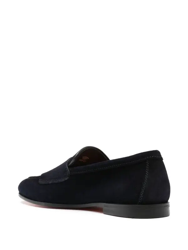 Santoni Suede Monk Shoes