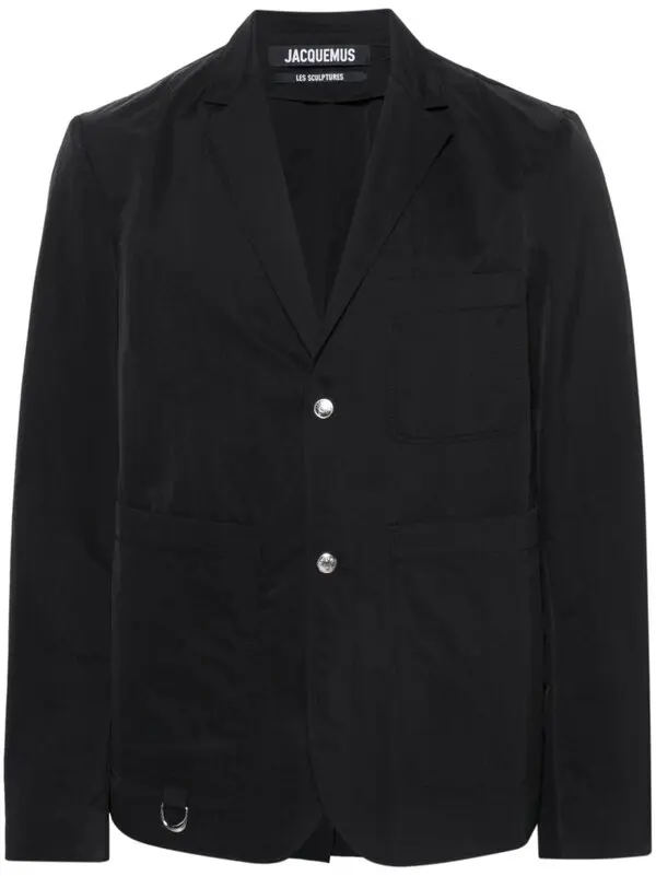 Jacquemus La Veste Jean Single-breasted Blazer - Black