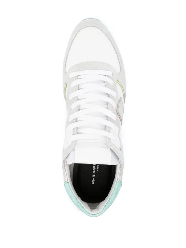 Philippe Model Trpx Panelled Sneakers - White
