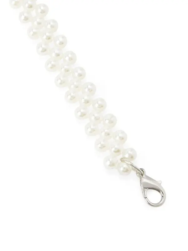 HZMER JEWELLERY Faux-pearl Chain Necklace