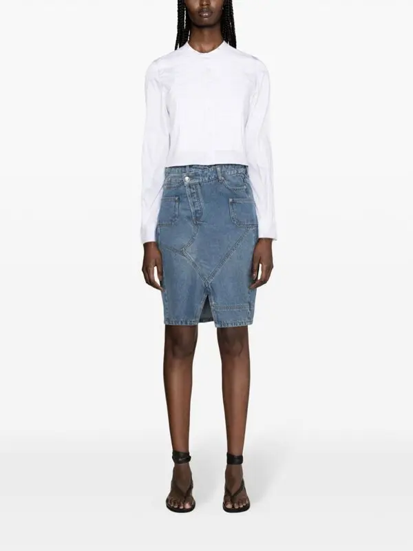 Zadig&Voltaire Jinko Denim Midi Skirt