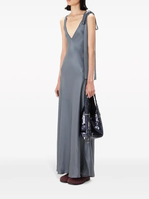 JW Anderson Tie-fastening Maxi Dress