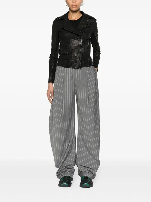 SALVATORE SANTORO Leather Biker Jacket