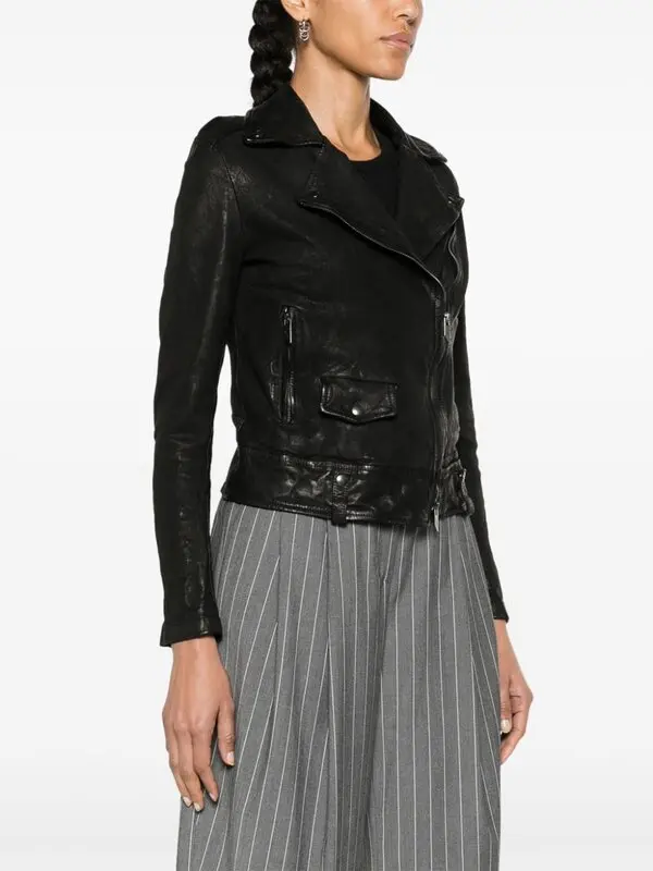 SALVATORE SANTORO Leather Biker Jacket