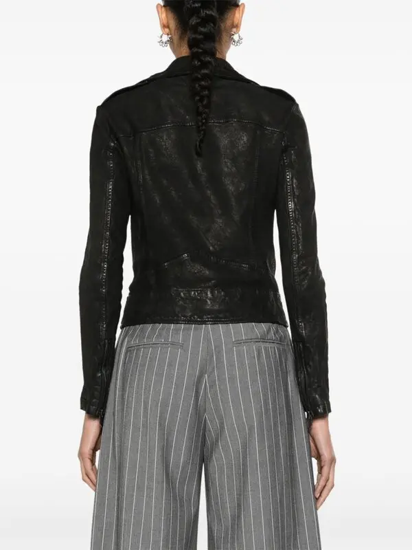 SALVATORE SANTORO Leather Biker Jacket