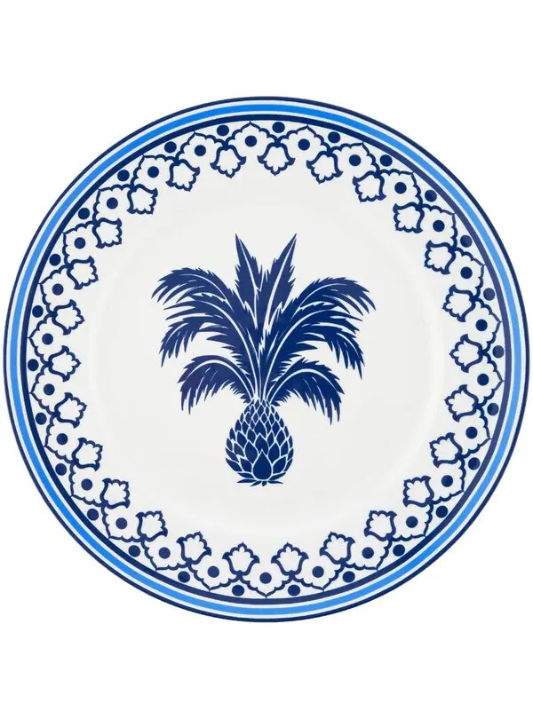 AQUAZZURA CASA Jaipur Charger Plate - Blue
