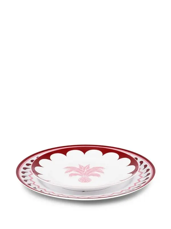 AQUAZZURA CASA Jaipur Dinner Plates - Red