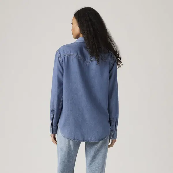 LEVI'S Teodora Western Chambray Shirt - Going Steady