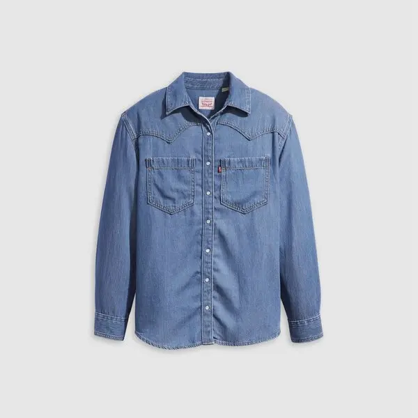 LEVI'S Teodora Western Chambray Shirt - Going Steady