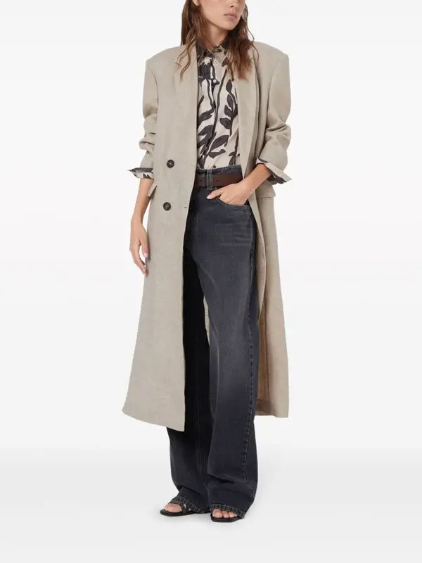 Brunello Cucinelli Double-breasted Linen Coat