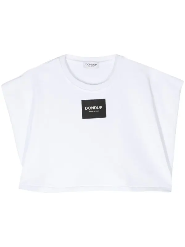 DONDUP Logo-patch Cropped Top