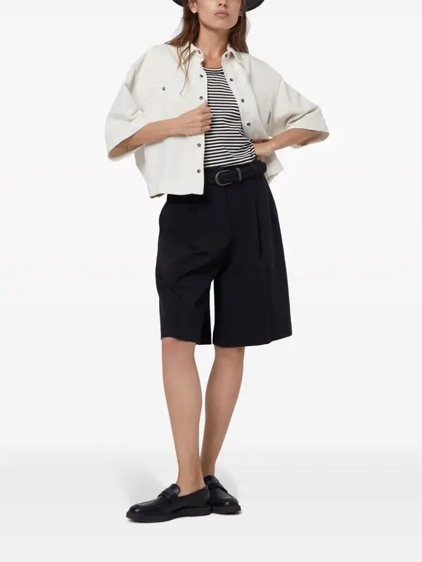 Brunello Cucinelli High-waist Knee-length Shorts