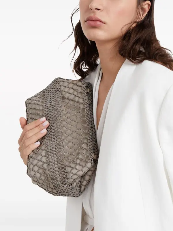 Brunello Cucinelli Monili Chain Mesh Shoulder Bag