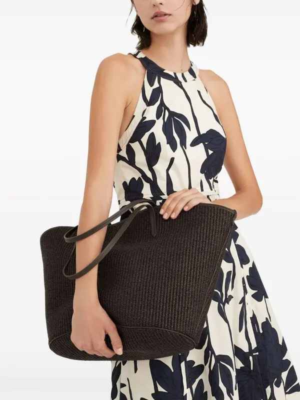 Brunello Cucinelli Woven Tote Bag