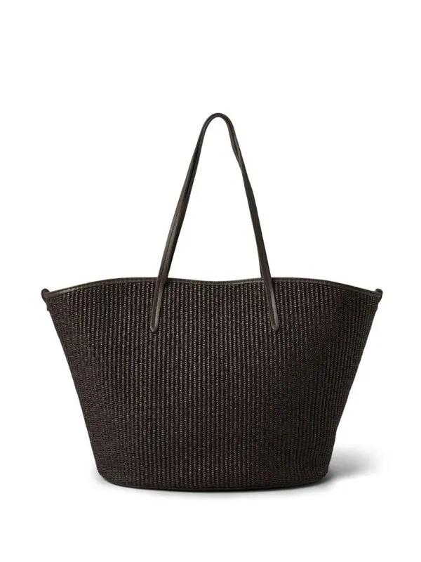 Brunello Cucinelli Woven Tote Bag