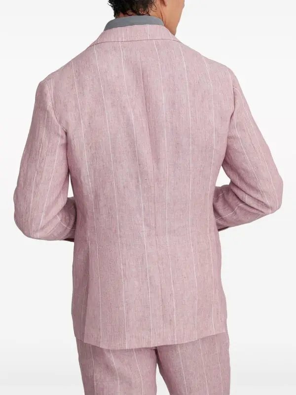 Brunello Cucinelli Pinstripe Linen Blazer