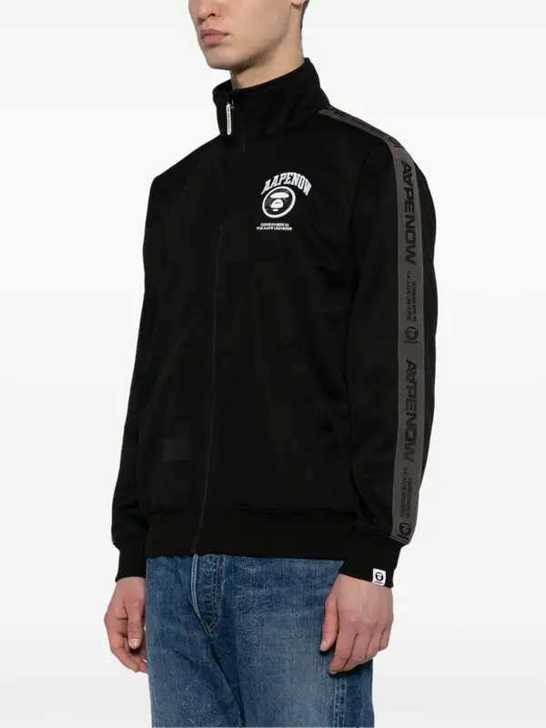 AAPE BY *A BATHING APE Logo-embroidered Zip-up Jacket