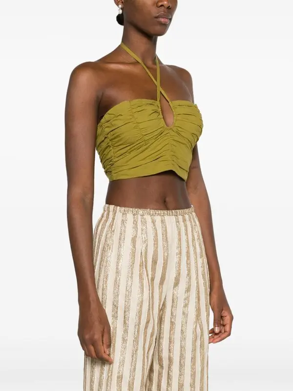 FORTE_FORTE Ruffled Halterneck Top