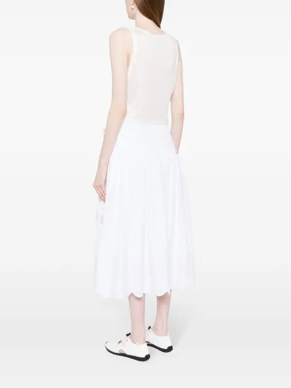 Simone Rocha Easy Bow Tails Tank Top - White