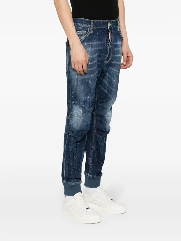 Dsquared2 Distressed Slim-fit Track Jeans