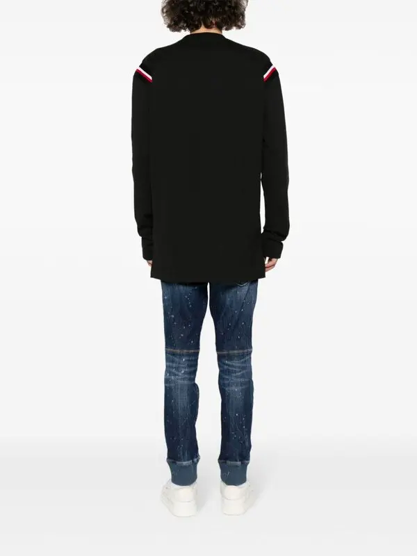 Dsquared2 Varsity Logo-print T-shirt - Black