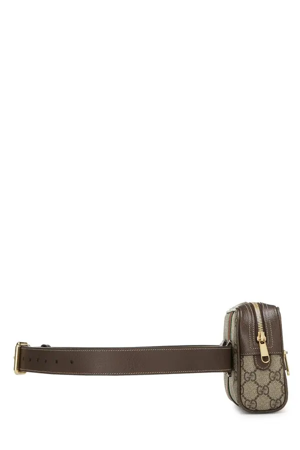 Gucci Original Gg Supreme Ophidia Belt Bag - Brown