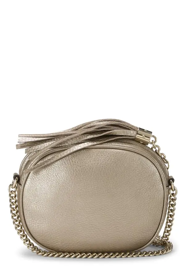 Gucci Soho Round Chain Crossbody - Gold