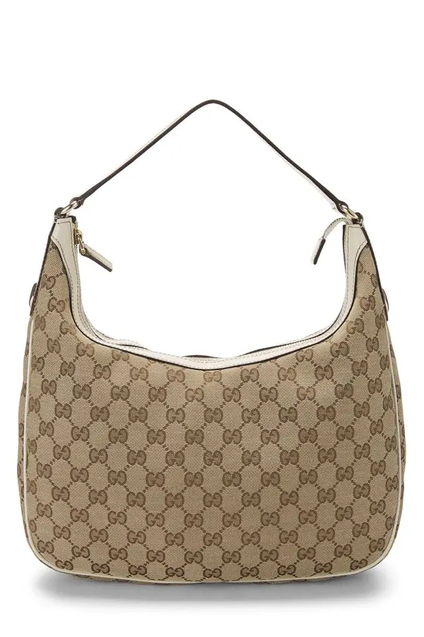 Gucci Original Gg Canvas Charmy Hobo - Beige