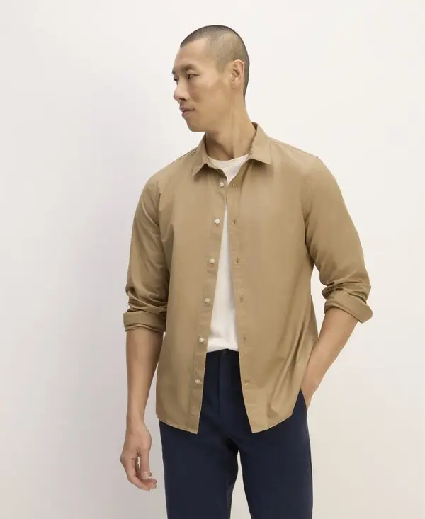 Everlane Supima® Poplin Shirt - Brown