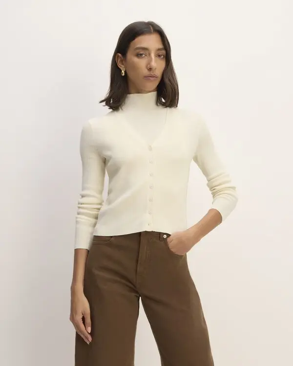 Everlane Viscose Knit Cardigan