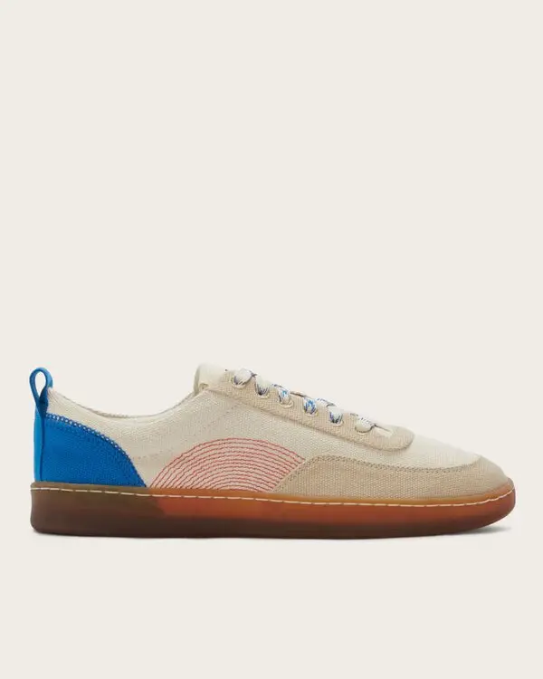 Everlane Tread-bare Sneaker - Canvas/lapis Blue/classic Red