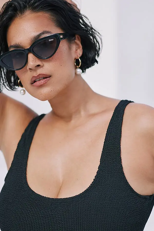 Good American Always Fits Tank One-piece Swimsuit - Black