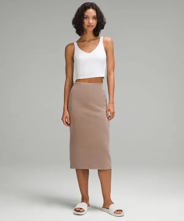 Lululemon Softstreme High-rise Midi Skirt