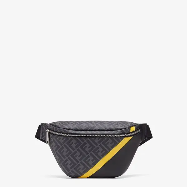 Fendi Ff Motif Belt Bag - Grey