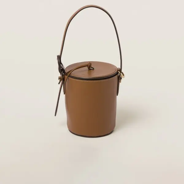 Miu Miu Leather Bucket Bag