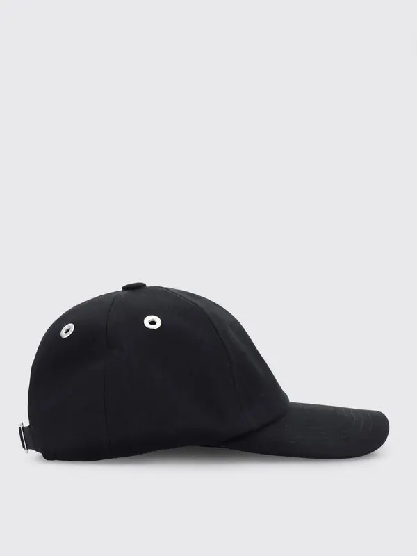 AMI Paris Embroidered Heart Cap - Black