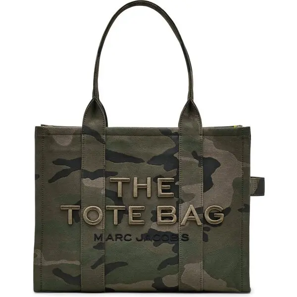 Marc Jacobs Camo Jacquard Large Tote Bag - Camo Multi