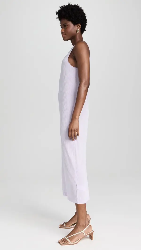 cream knit off the shoulder dress Sandrine Off Shoulder Knit Maxi Dress / White | MESHKI main image 0