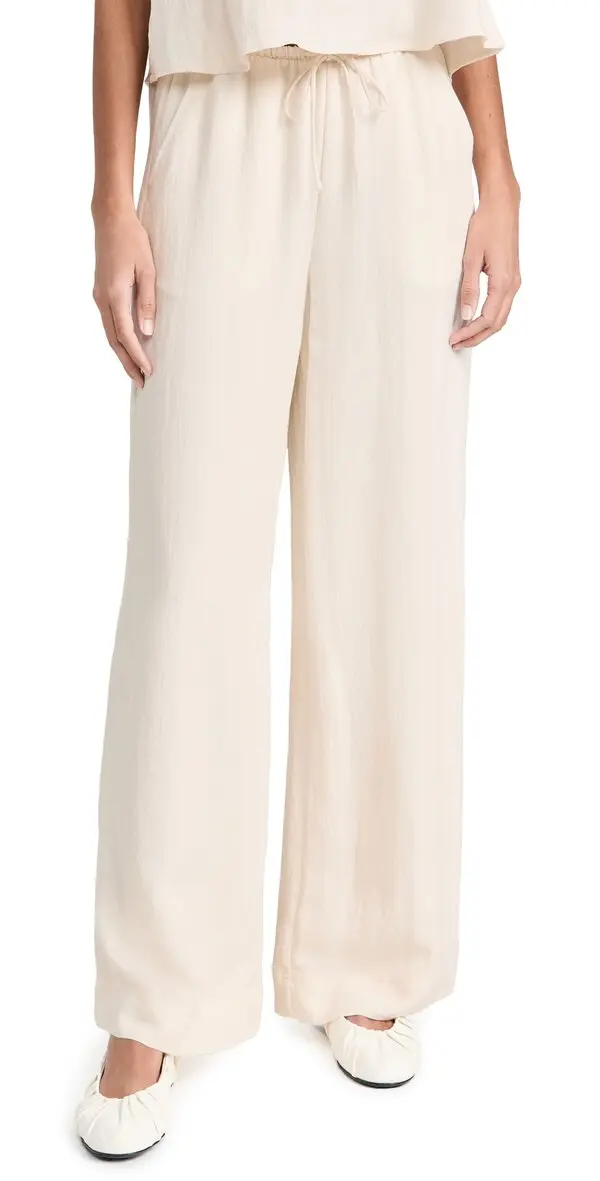 Z Supply Soleil Pants Wide Leg - Sandstone