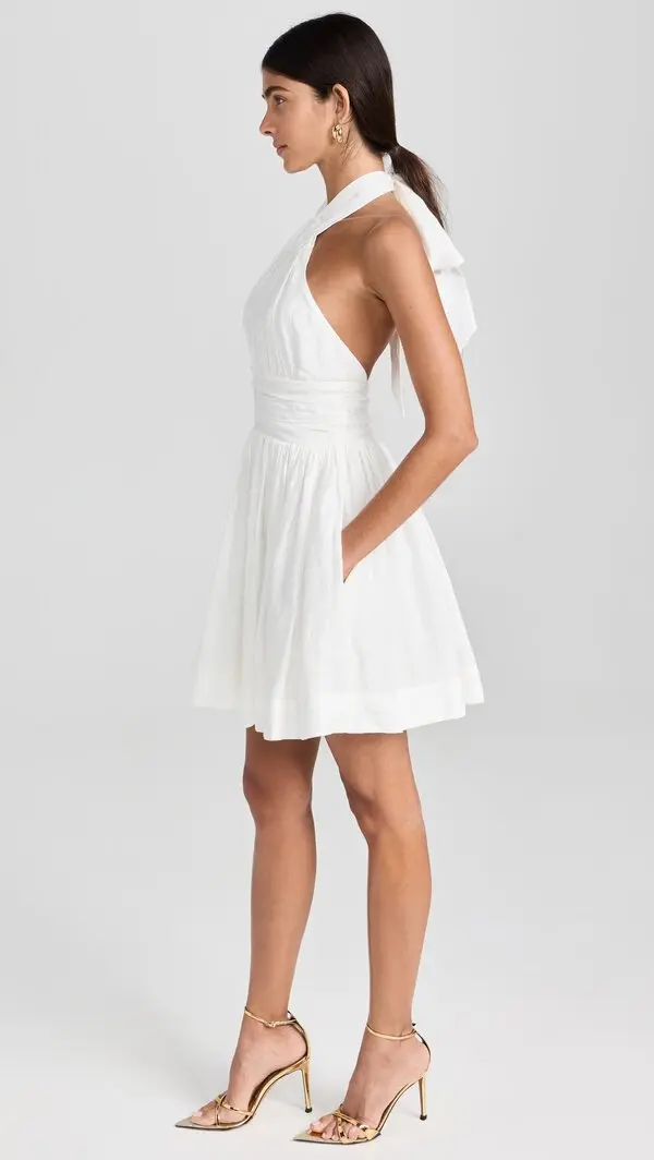 zimmermann corsage halter mini dress August In Ivory - 75% Off PRICE DROP 902
