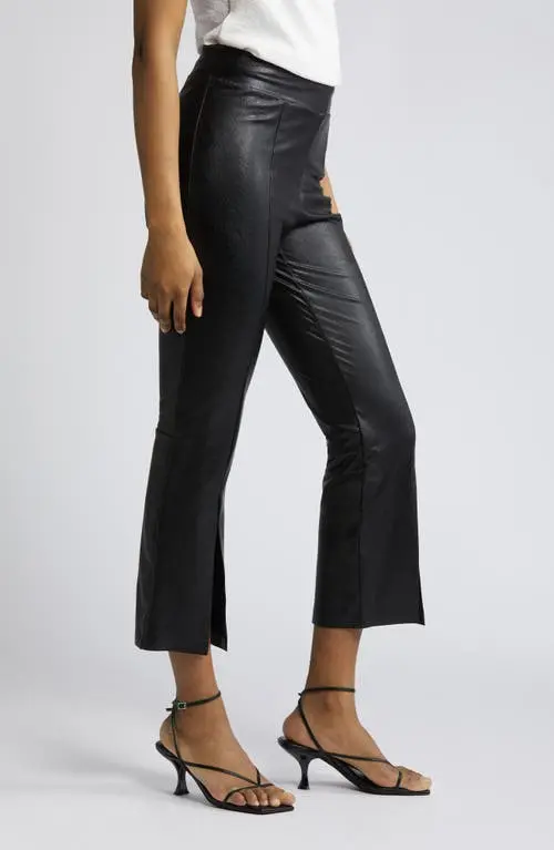 Commando Split Front Ankle Faux Leather Pants