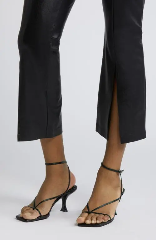 Commando Split Front Ankle Faux Leather Pants
