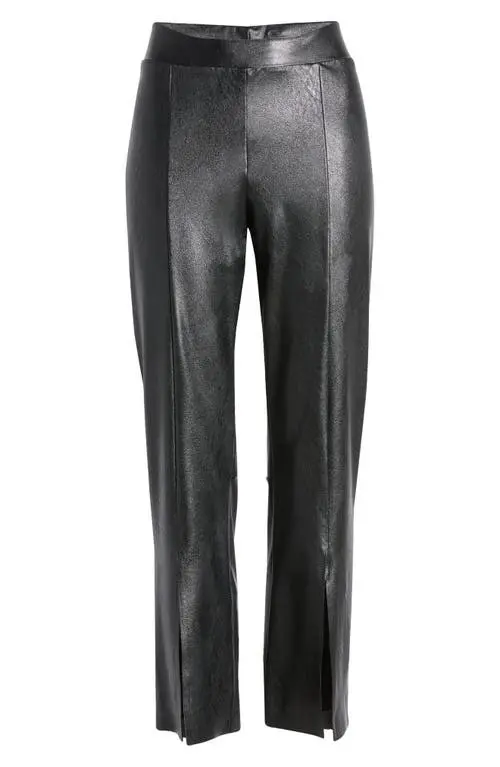 Commando Split Front Ankle Faux Leather Pants