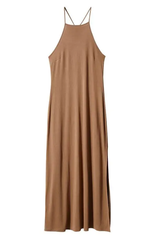 Mango High Neck Maxi Dress