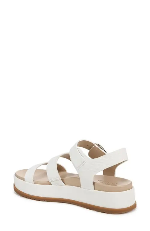 27 EDIT NATURALIZER Zizi Platform Sandal - White