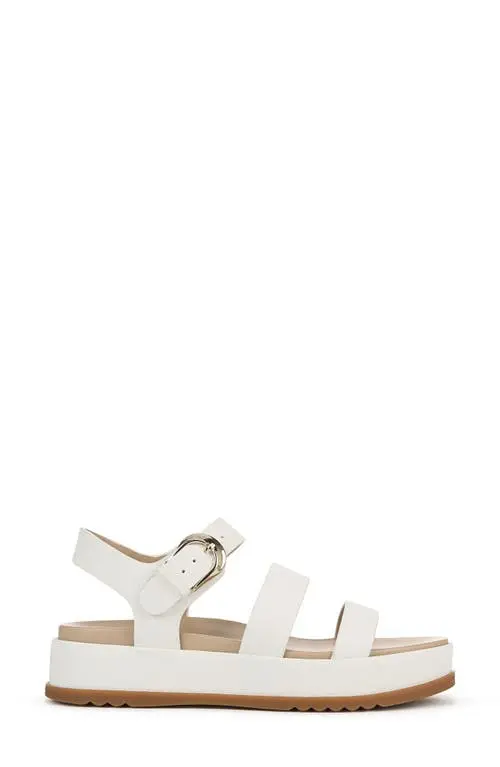 27 EDIT NATURALIZER Zizi Platform Sandal - White