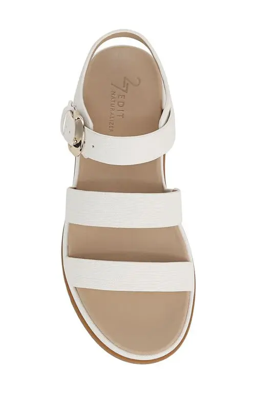 27 EDIT NATURALIZER Zizi Platform Sandal - White