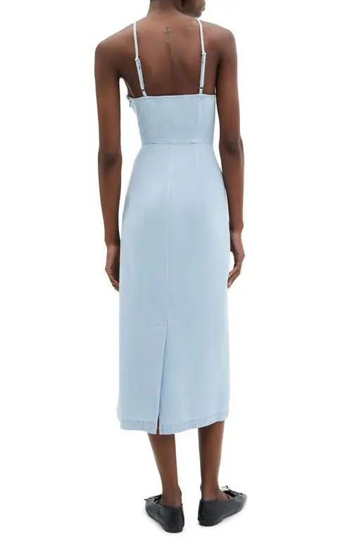 Mango Denim Midi Dress